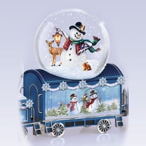The Bradford Exchange Musical Snowglobe Train Collection: One, Snowball ...