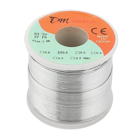 0.6mm 400G 63/37 Rosin Noyau Flux 1.8% Étain plomb Rouleau Soudure ...
