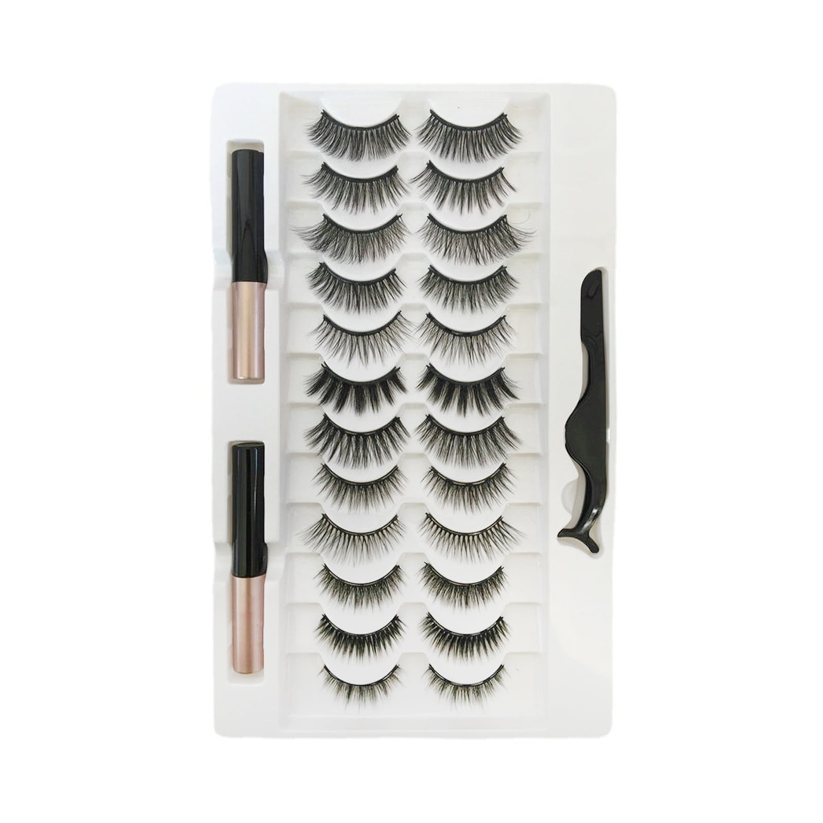 Click here for Yeacher 12 Pairs Magnetic Eyelashes Set Magnet Liq... prices