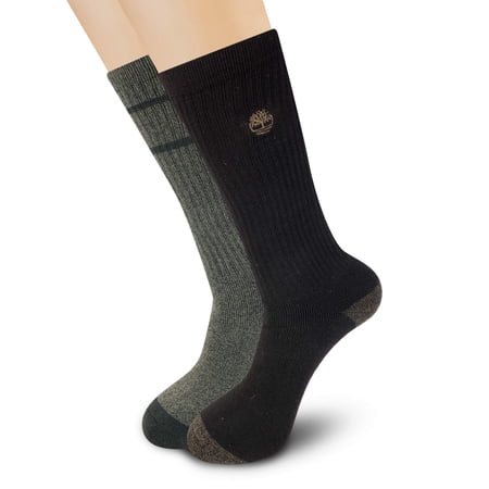 Timberland Men's 2-Pack Core Stripe Boot Socks, Grape Leaf, One Size ...
