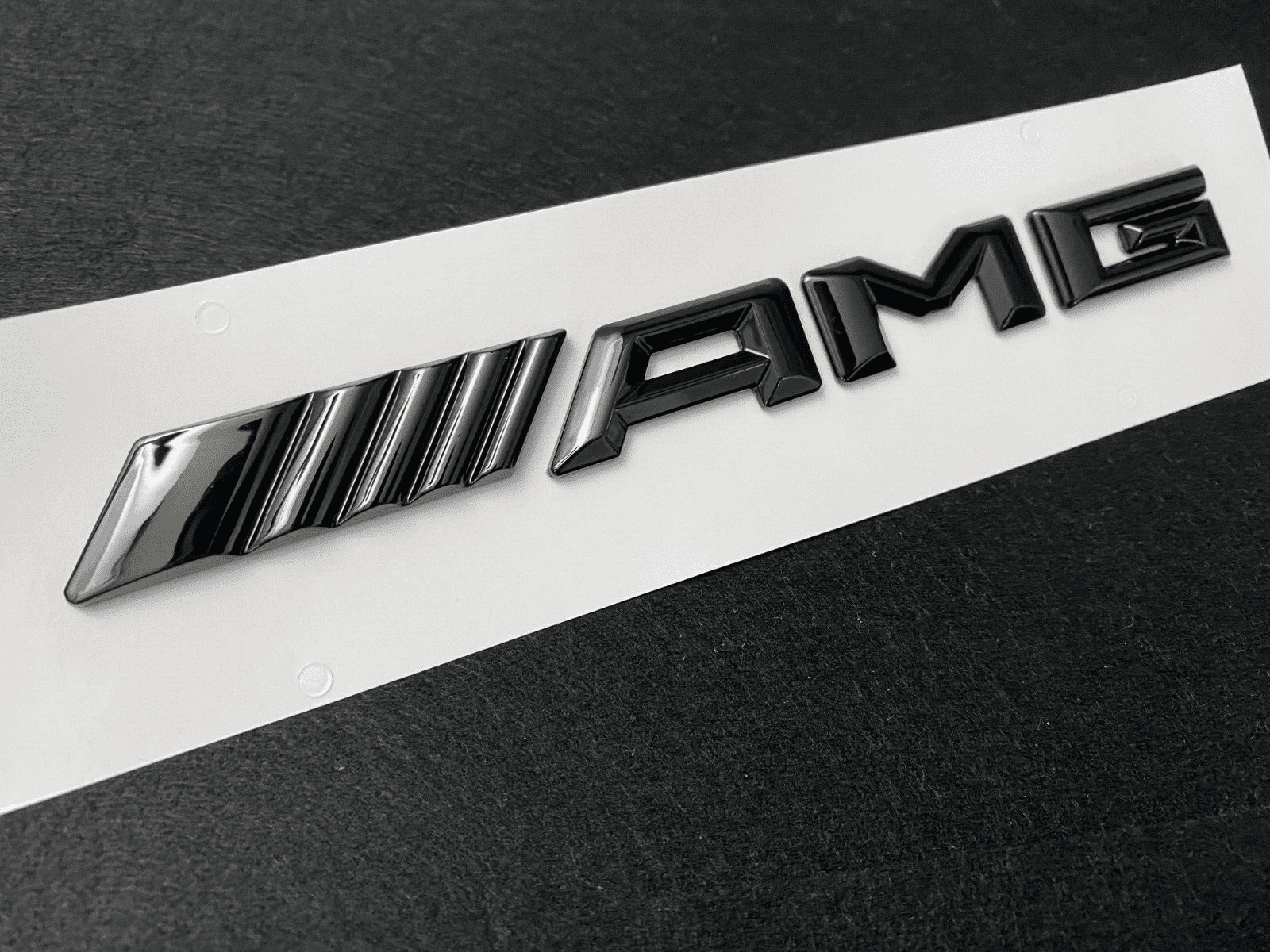 Mercedes Benz AMG Letter Logo Emblem Trunk Rear Badge 7.3 in. Gloss ...