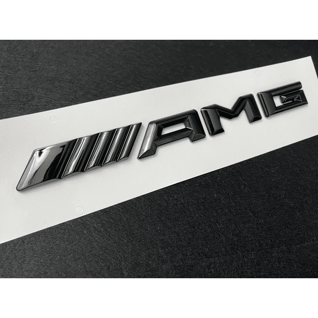 Mercedes Benz AMG Letter Logo Emblem Trunk Rear Badge 7.3 in. Gloss ...