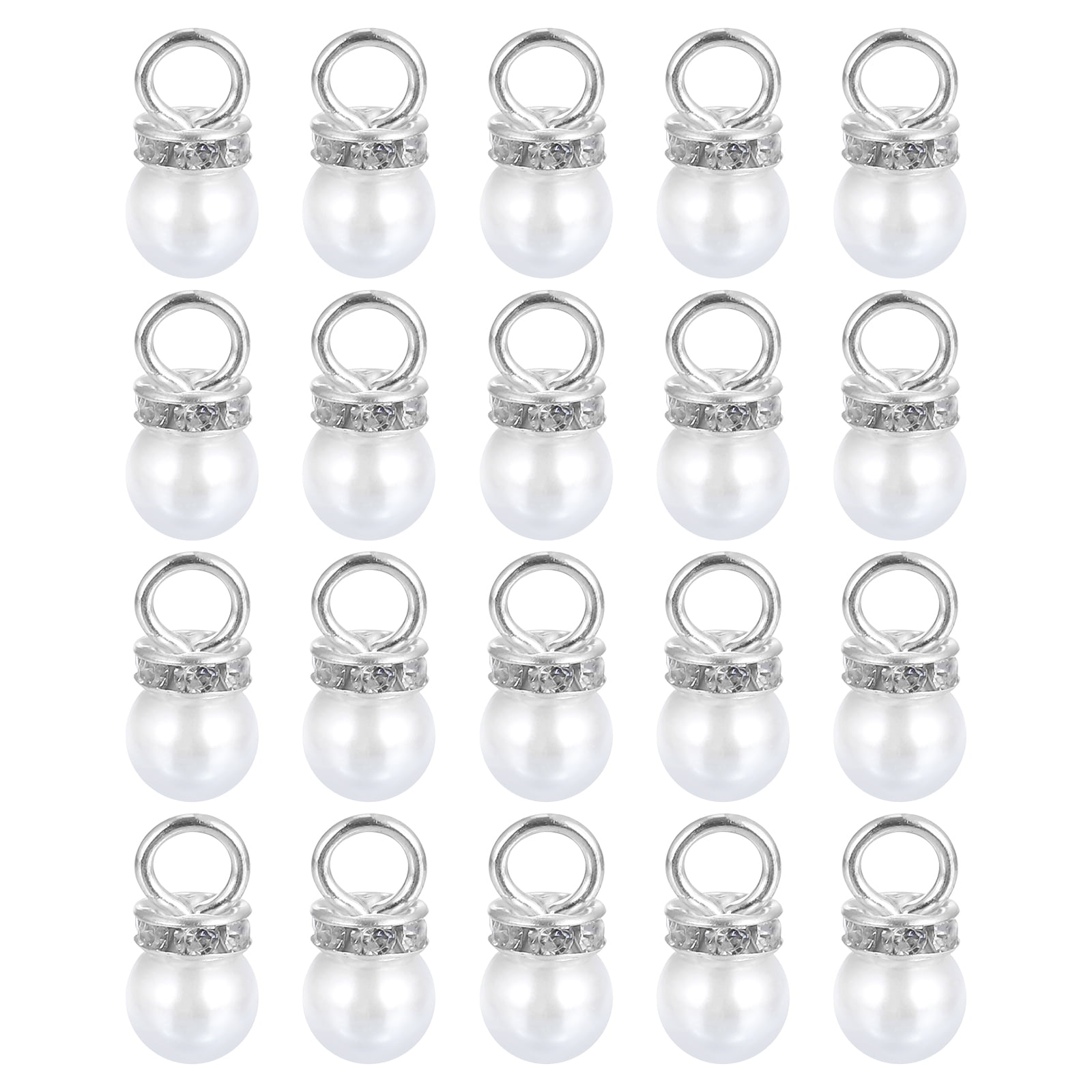 Click here for Uxcell Pearl Charm  100pcs 8mm Pendants Faux Pearl... prices