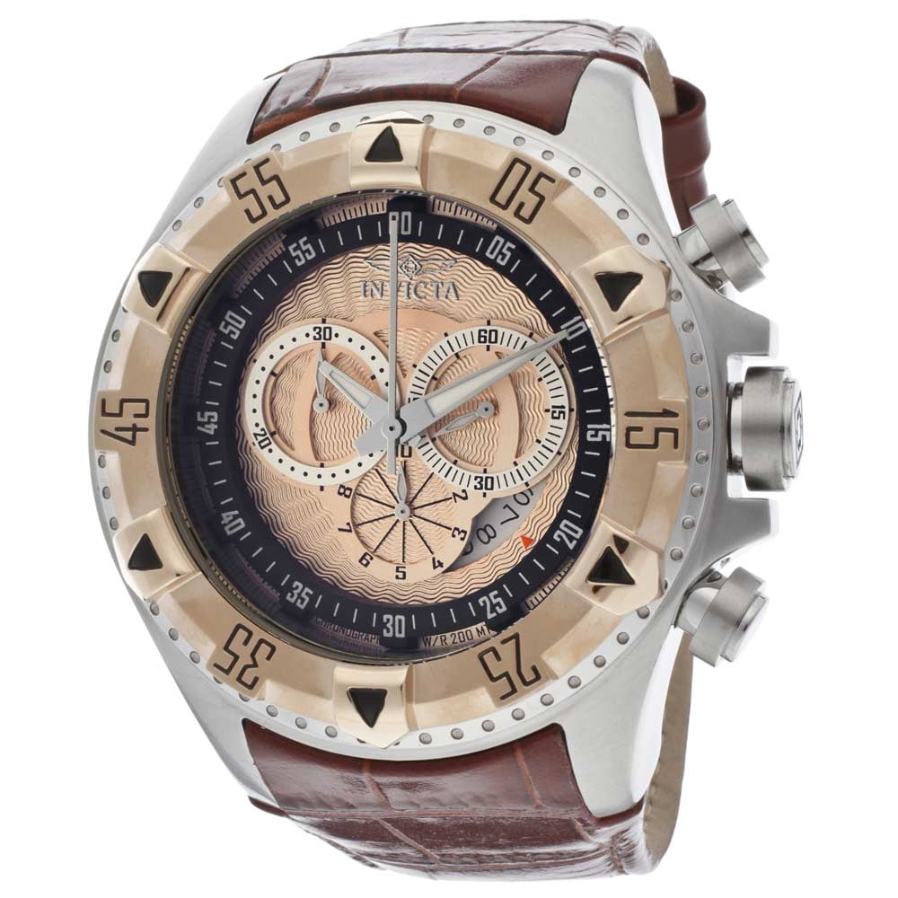 Invicta Men's 12694 Excursion Sport Rose Gold Bezel Rose Gold Dial ...