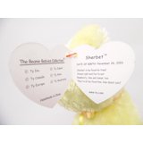 Ty Beanie Baby: Sherbet the Seafoam Bear | Stuffed Animal | MWMT ...