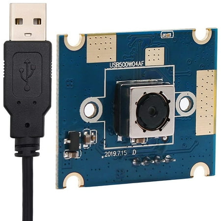 5MP Mini USB Webcam Full HD 1944P USB Camera with 60 Degree Autofocus ...