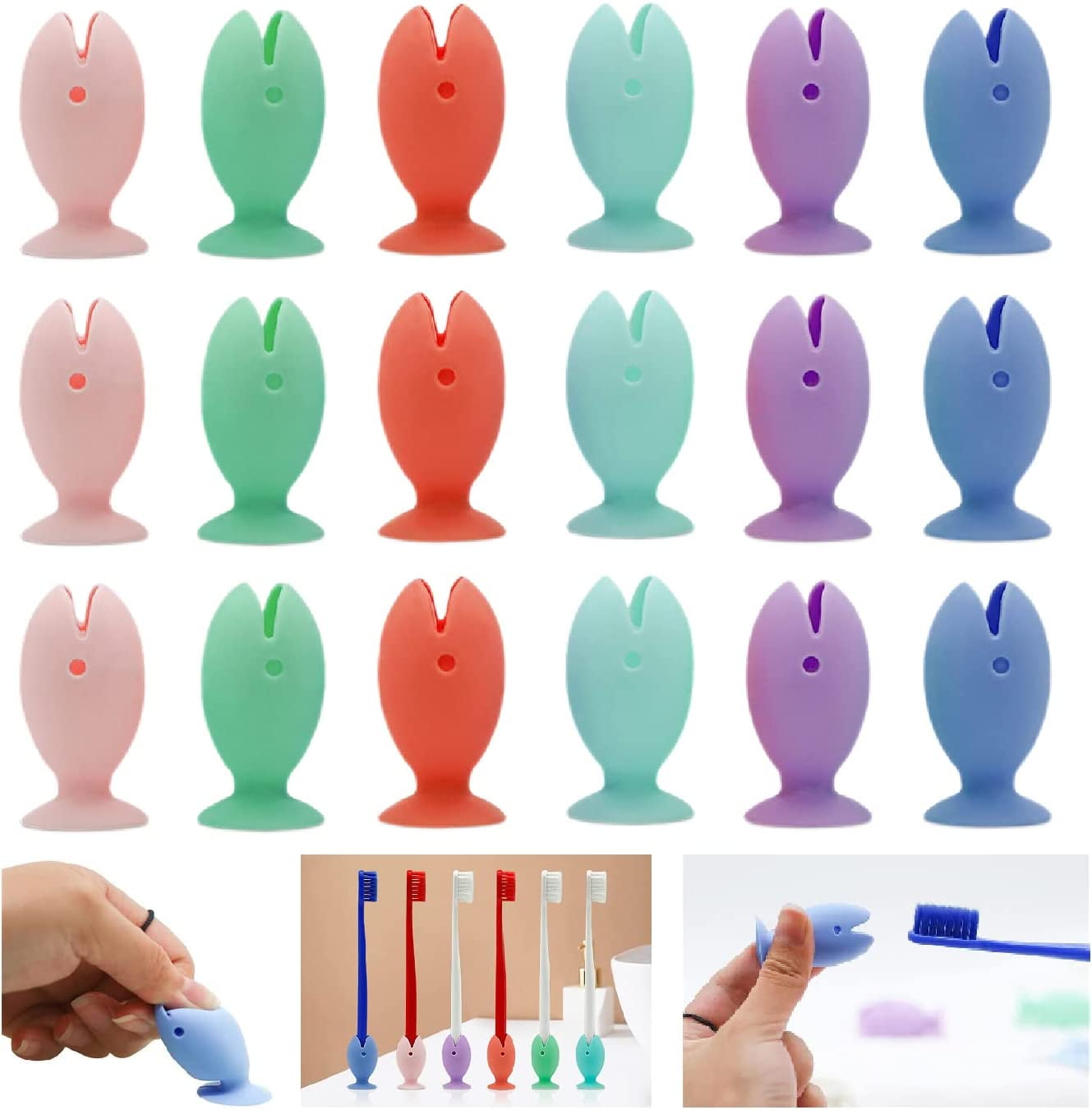 Cute Standing Tooth Brush Cover Cap Stand, Mini Toothbrush Head Holder ...