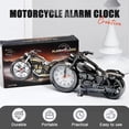 Creative Motorcycle Alarm Clock, Vintage Mini Desk Motorcycle Model ...