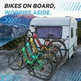 Kojem RV or Camper Trailer Bumper-Mounted Bike Rack for 1-4 Bicycles ...
