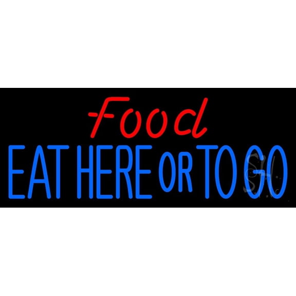 Food Mart LED Neon Sign 10 x 24 - inches, Clear Edge Cut Acrylic ...
