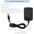 AC to DC 15V 2A Universal Power Adapter with 8 Interchangeable Tips ...