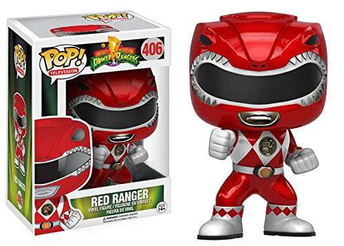Power Rangers Funko POP! Television Red Ranger Vinyl Figure [Metallic ...