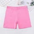 SGMVNU 3 Pack Summer Cotton Shorts for Girls Elastic Waist Strench Bike ...