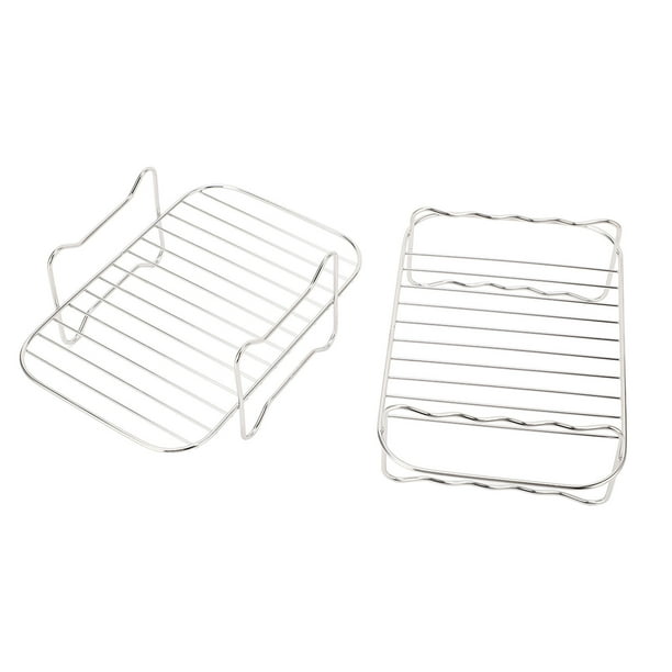 Rectangle Fryer Rack,Fryer Rack Grill Steamer Stainless Steel Fryer ...