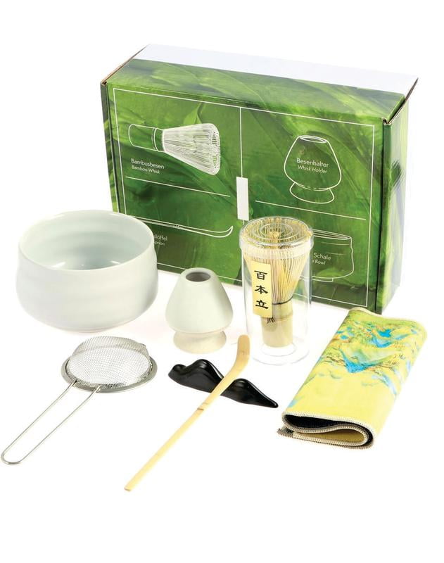 Kit Set Te Matcha Ceremonial Artesanal Ceramica Bambu 7 Pz | Bodega ...