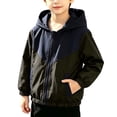 Girls Jacket Girls and Girls Spring Fall Fashion Color-Block Zippered ...
