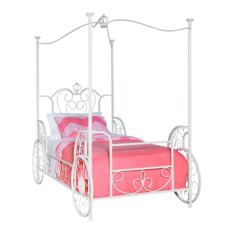 Metal Princess Carriage Bed