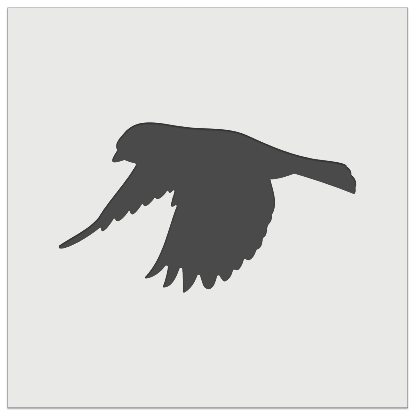 Finch Flying Bird DIY Cookie Wall Craft Stencil - 7.0 Inch - Walmart.com