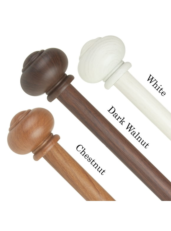 Wooden Curtain Rods in Curtain Rods - Walmart.com