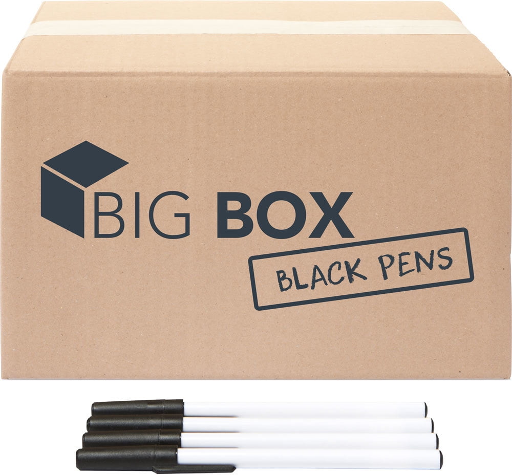 Big Box™ of Black Pens - 500/case - Walmart.com