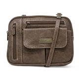 Multisac Zippy Women's Crossbody Purse, Triple Compartment Shoulder ...
