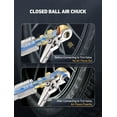 2-Pack Closed Ball Tire Chuck with Clip, 1/4" FNPT Locking Air Chuck ...