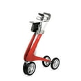 byACRE Carbon Ultralight Regular Rollator, 16.5" Seat Width, Red Frame ...