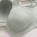 BLVB 2PC Bras for Women Front Closure Convenient Bras Full Coverage ...