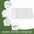 Baking Sheet with Wire Rack Set: 3 Baking Pans + 3 Cooling Racks for ...