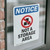 (2 Pack) Not A Storage Area Sign - Walmart.com