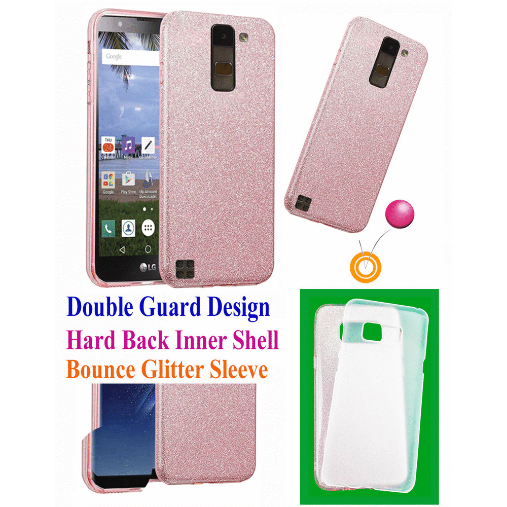 for 5.7" LG Stylo 2 - 2 V - 2 PLUS Case Phone Case Double Guard Glitter ...