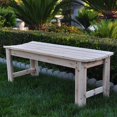 Shine Company Belfort Backless Wood Garden Bench - Walmart.com