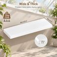 White 23.6 Inches Floating Shelves Set of 3 with Invisible Brackets for ...