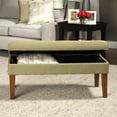 HomePop Decorative Storage Bench, Multiple Colors - Walmart.com