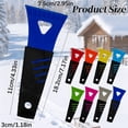 BIZHUA Red Plastic Ice Scraper, Snow Removal Tool for Car Windshield ...