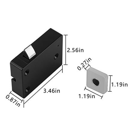 Lolmot File Cabinets for Home Office Fingerprint Cabinet Lock, Smart ...