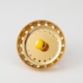 Gold Kitchen Sink Strainer Basket - Fine Mesh Stainless Steel Sink ...