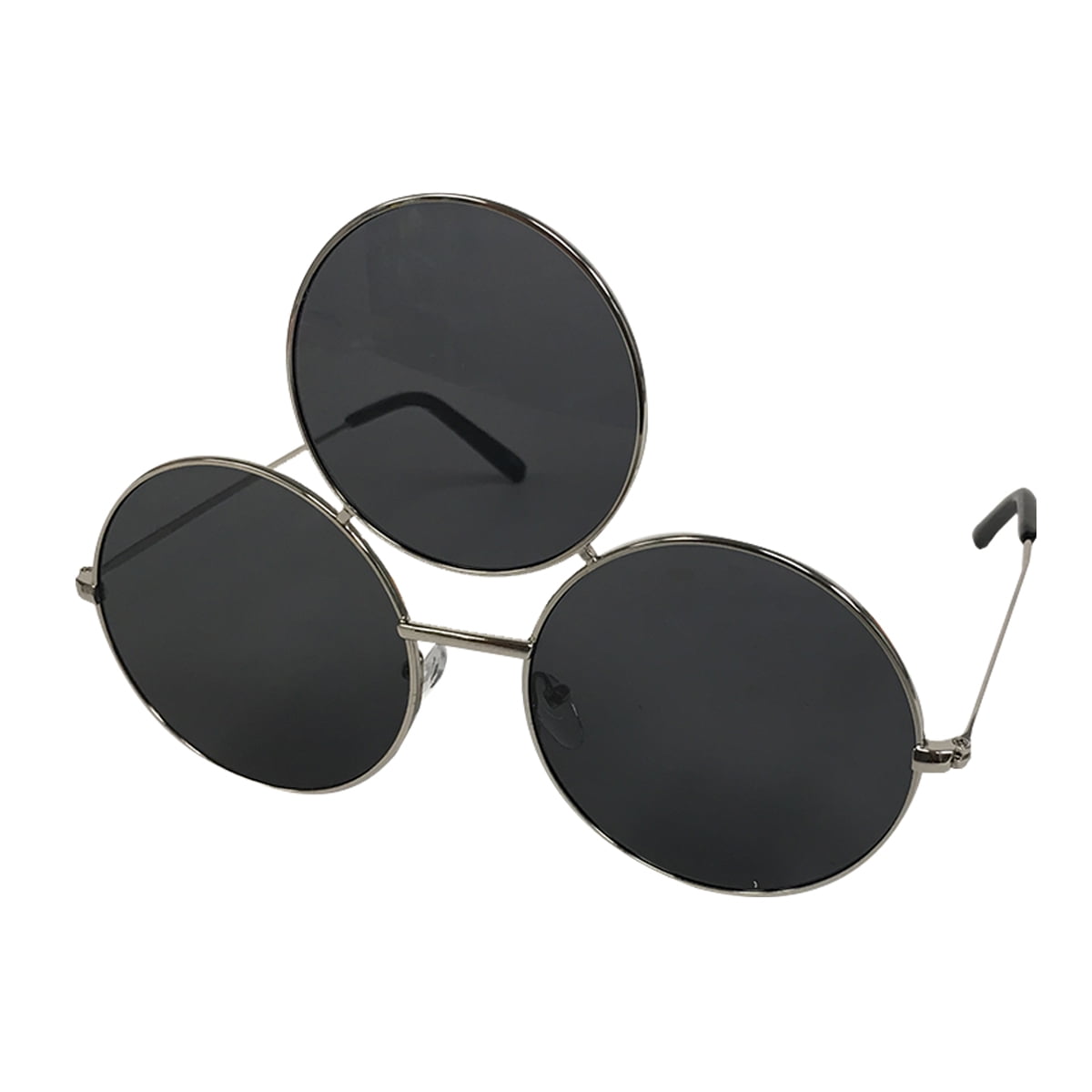 Black With Silver Frames Third Eye Sunglasses Prince Glasses Round ...