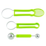 Smart Home Stainless Steel 3-Piece Fruit and Vegetable Carving Tool Set ...