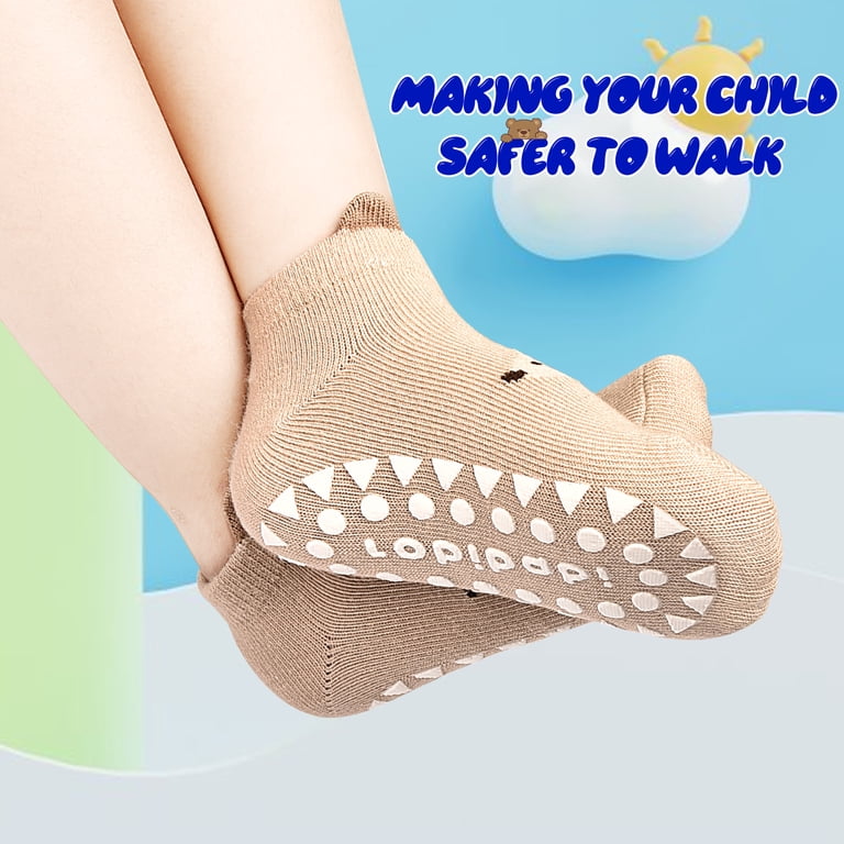 Anti Slip Hospital Socks Medical Socks With Grips Non-Slip Tredded ...