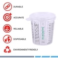 Canopus Paint Mixing Cups, Clear Plastic Cups for Paint, Epoxy, Resin ...