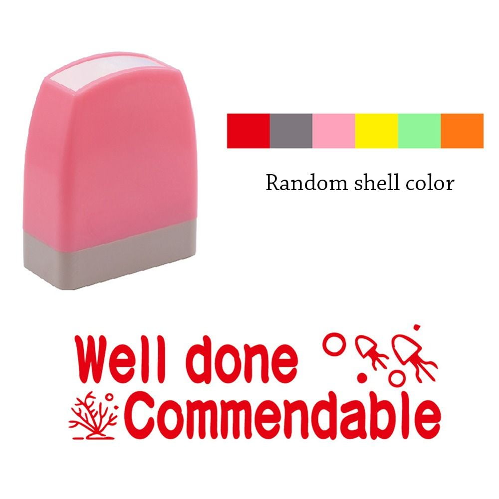 English DIY Photosensitive Chapter Cartoon Stamps Kids Seal ...