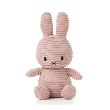Miffy the Bunny Cute Kids Plushie Animal, Off-White Corduroy Stuffed ...