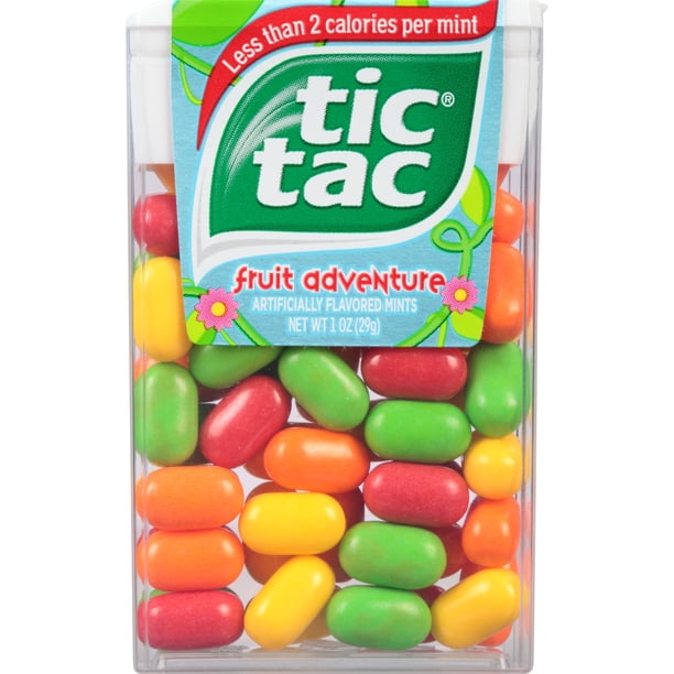 Tic Tac Mints, Fruit Adventure Singles, 1 oz - Walmart.com - Walmart.com