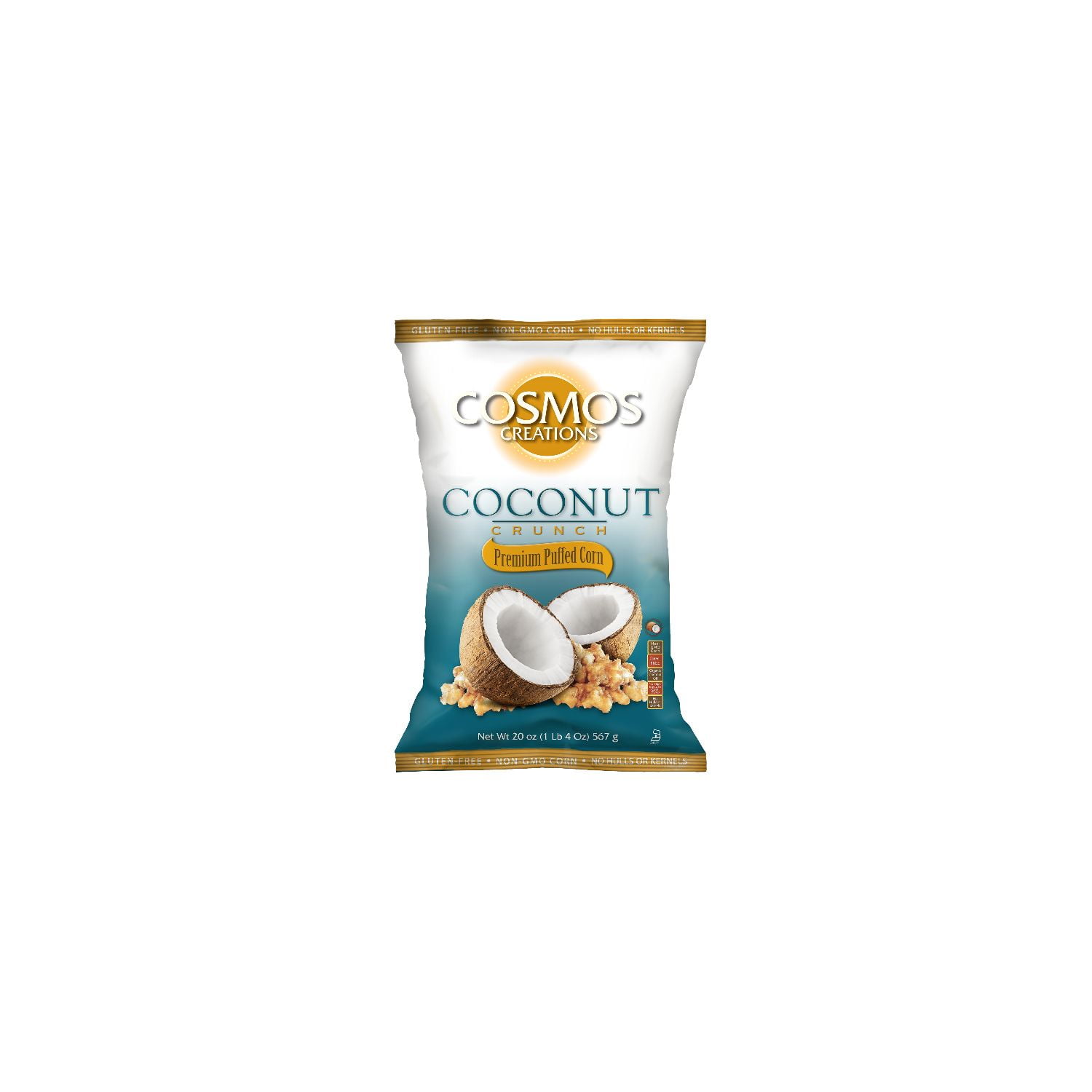 Cosmos Creations Coconut Crunch Premium Puffed Corn (20 oz.) - Walmart.com