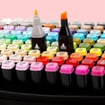 172 Pieces Dual Tip Art Markers Chisel & Fine Point Sketch Pens for ...