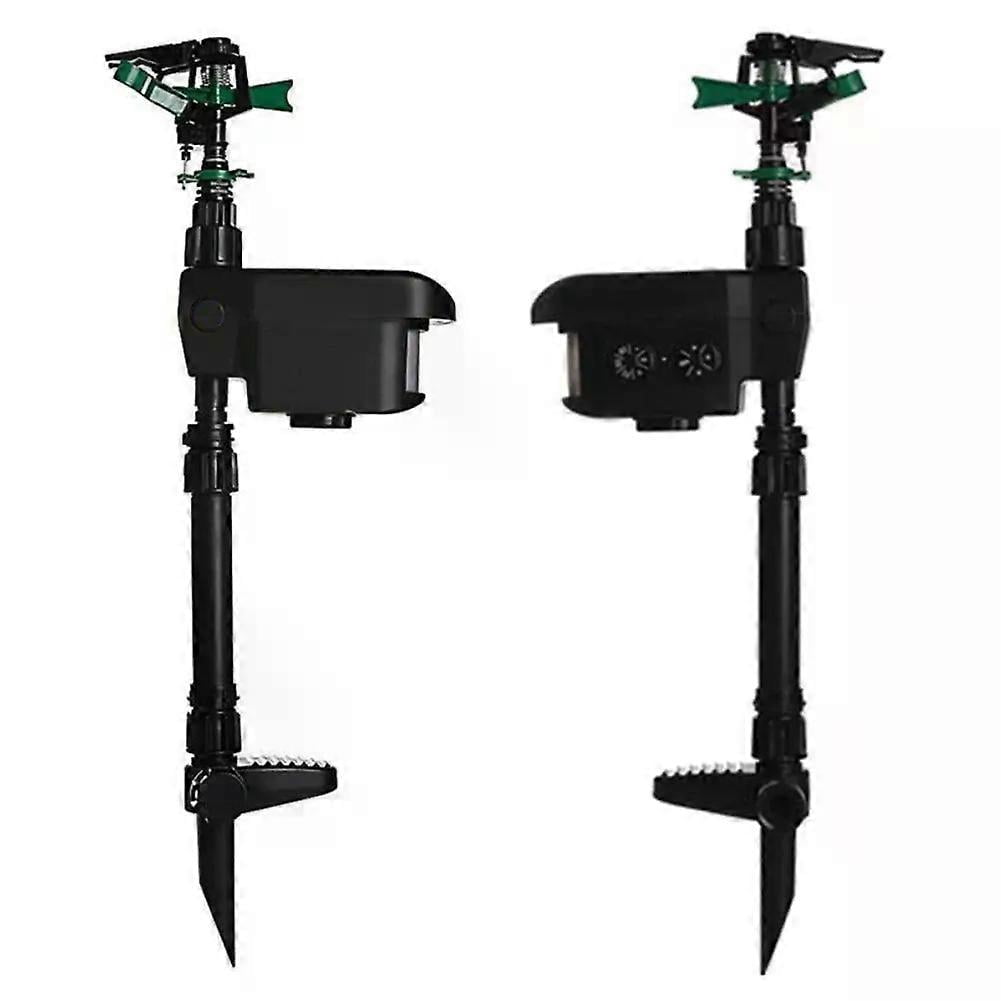 Motion Activated Sprinkler Scaring Away Wild Animals Animal Sensor ...