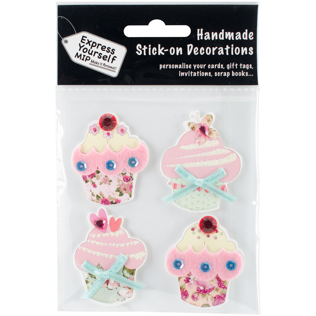 Express Yourself MIP 3D Stickers-Fairy Cakes - Walmart.com
