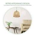 Eease Woven Lamp Shades 2pcs Large Bamboo Pendant Chandelier Shade ...