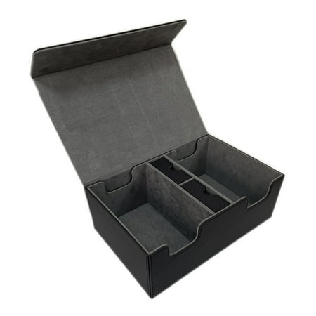 ruzhgo Game Deck Card Box PU Leather Collectible Storage Case Large ...